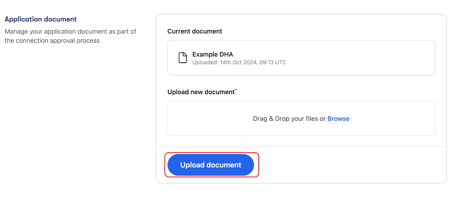 Managing your application document – Wonde